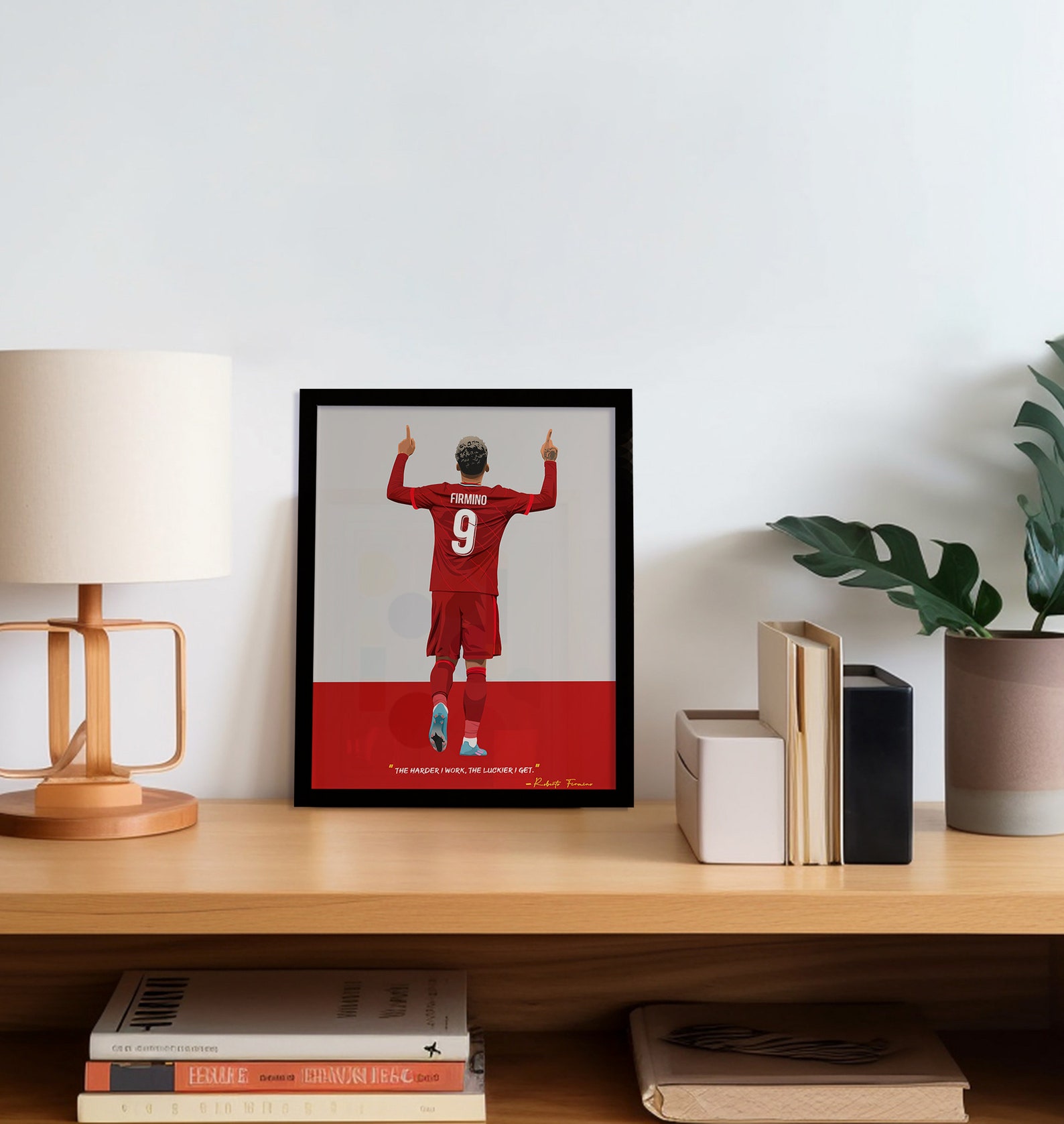 Roberto Firmino Poster - Liverpool Prints - Liverpool Gifts - Soccer ...