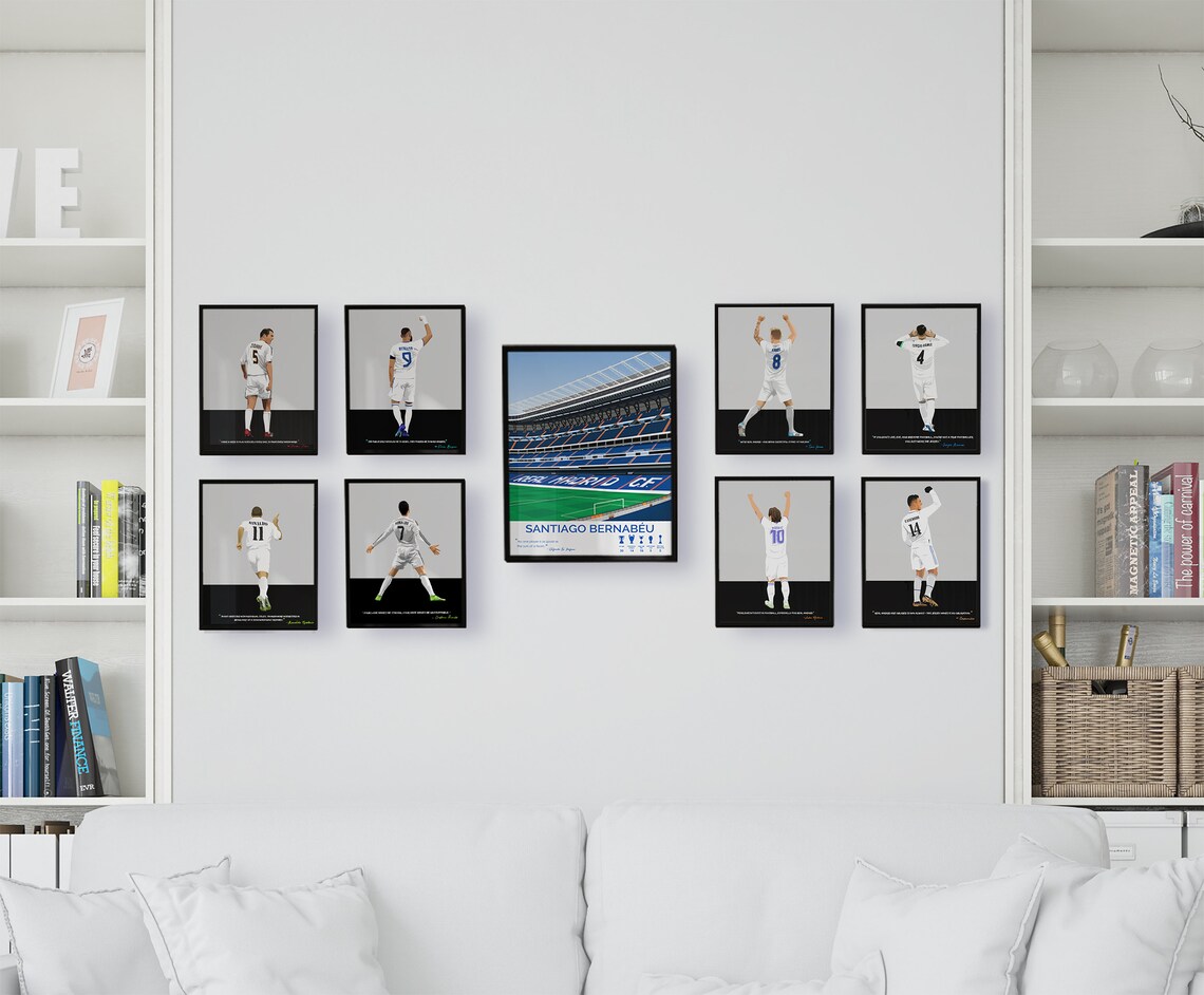 Ronaldo Nazario Poster R9 Real Madrid Art - Etsy