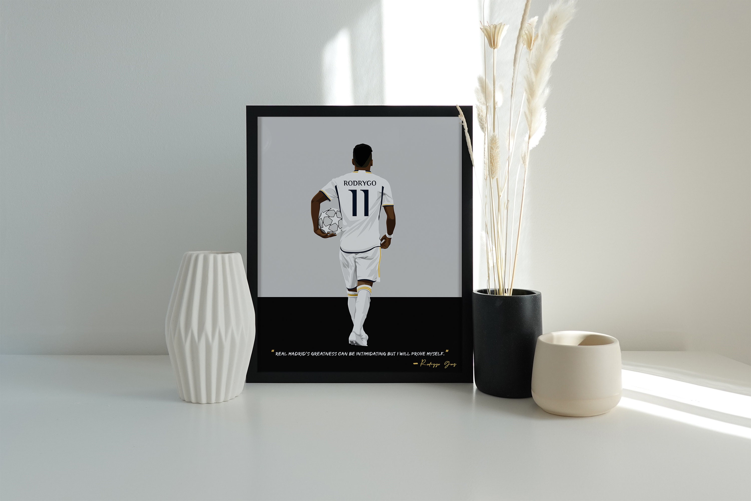 Rodrygo Poster - Real Madrid Art Print - Etsy