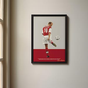 Dennis Bergkamp Arsenal Poster - Arsenal Prints - Etsy