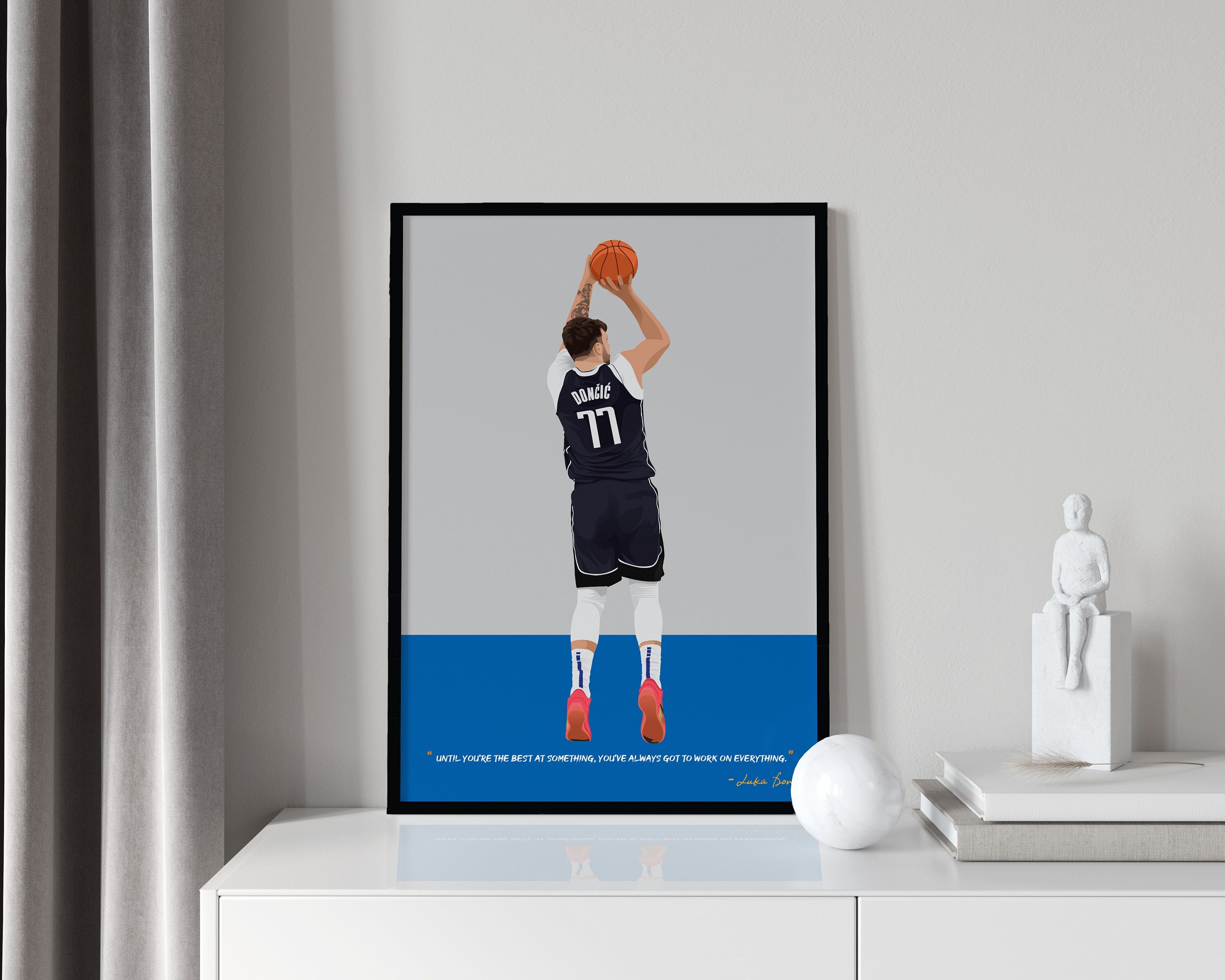 Luka Doncic Poster Basketball Prints NBA Basketball Gift - Etsy