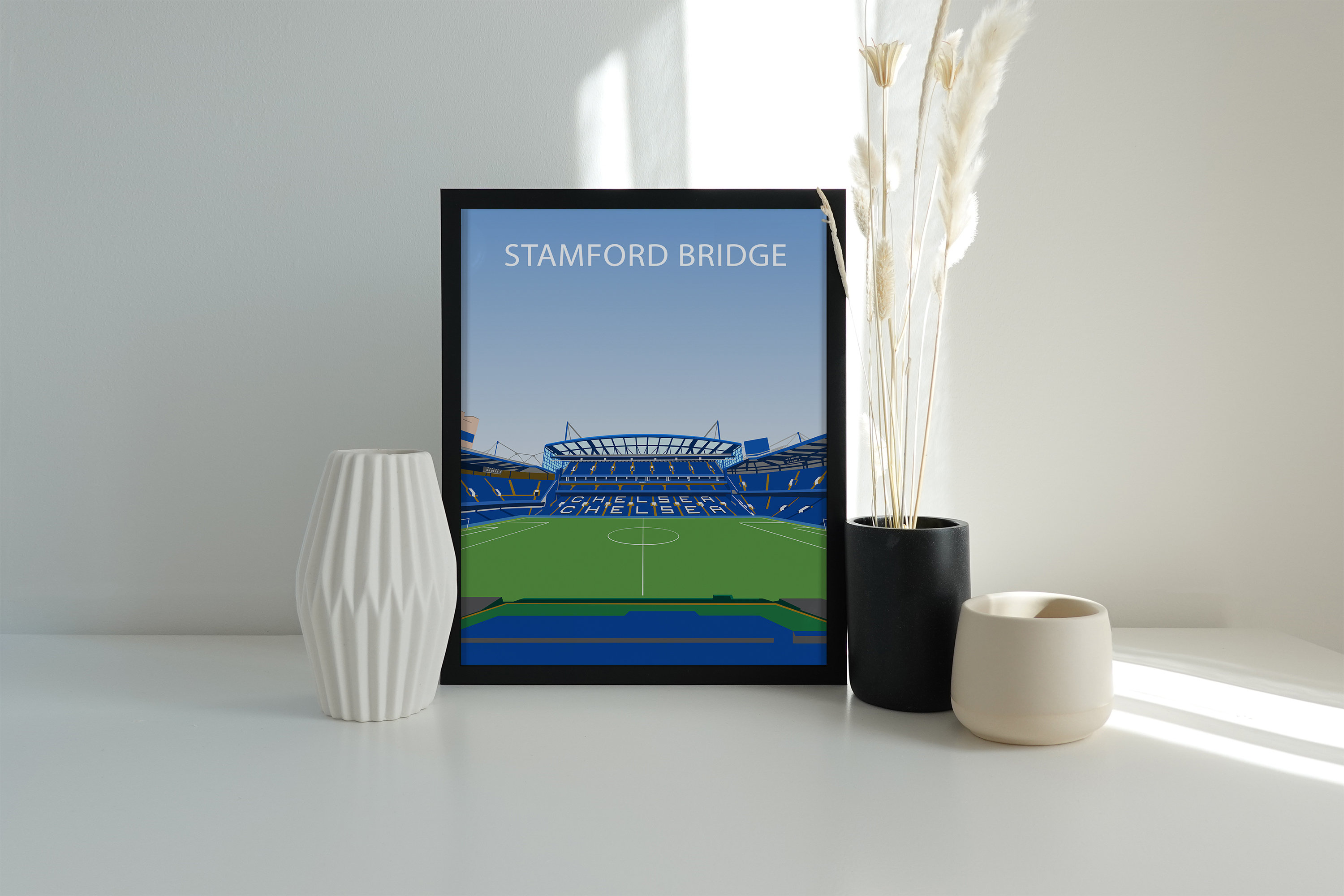 Stamford Bridge Chelsea Art Print - Chelsea FC Posters - Chelsea Gifts ...