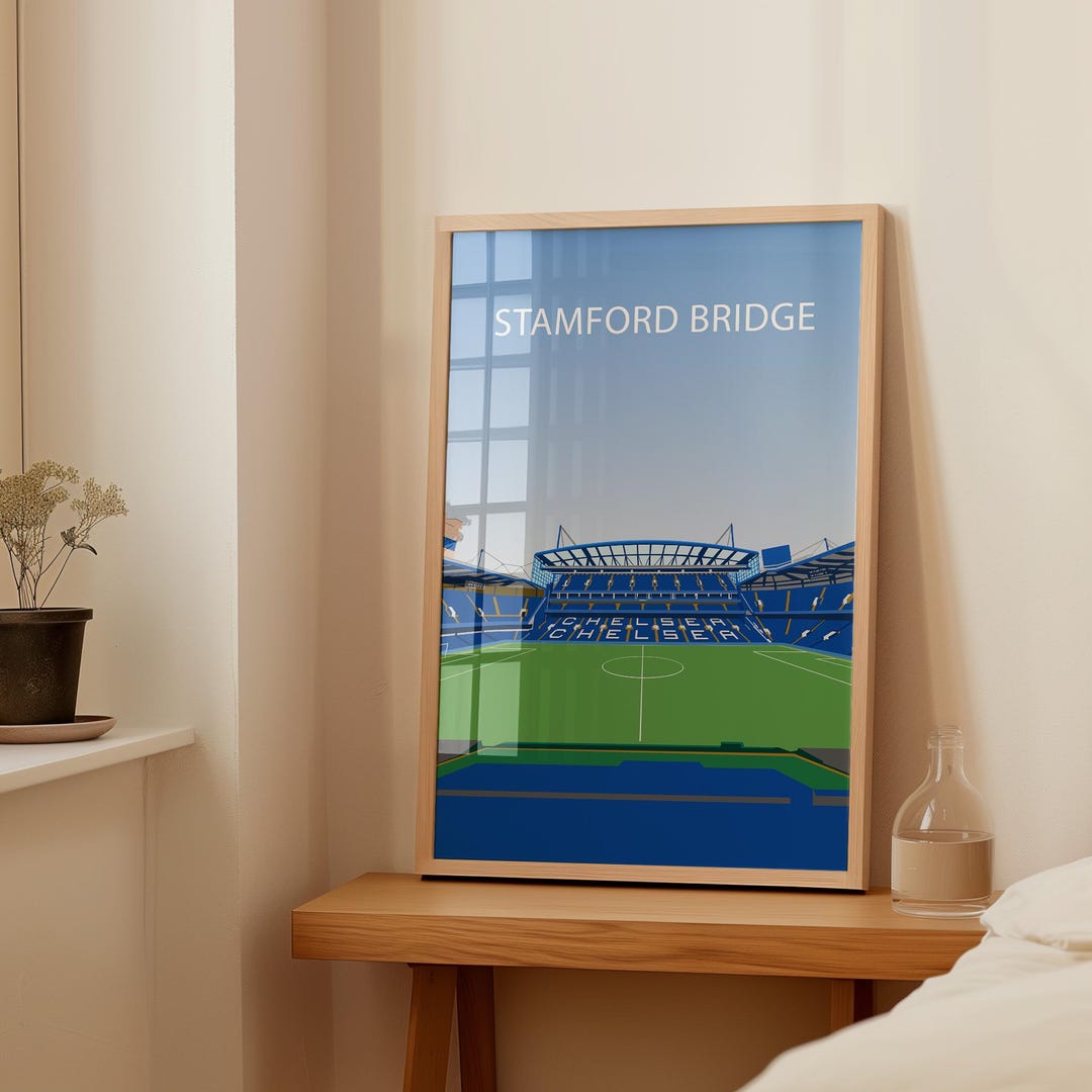 Stamford Bridge Chelsea Art Print - Chelsea FC Posters - Chelsea Gifts ...