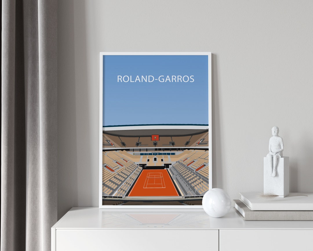 Roland Garros Print French Open Tennis Poster Tennis Gifts - Etsy