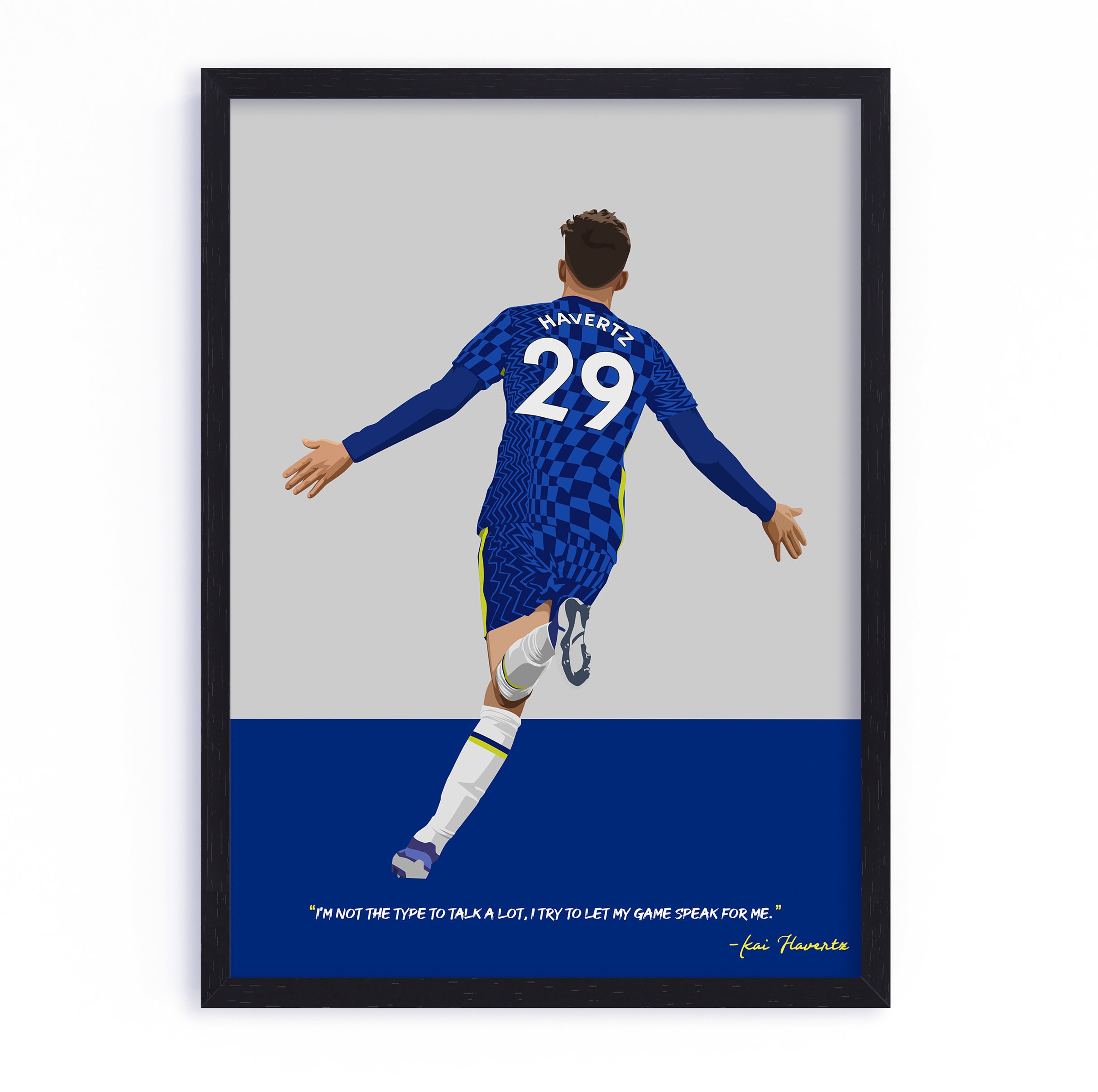 Kai Havertz Art Print Chelsea FC Posters - Etsy