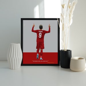 Roberto Firmino Poster - Liverpool Prints - Liverpool Gifts - Soccer ...