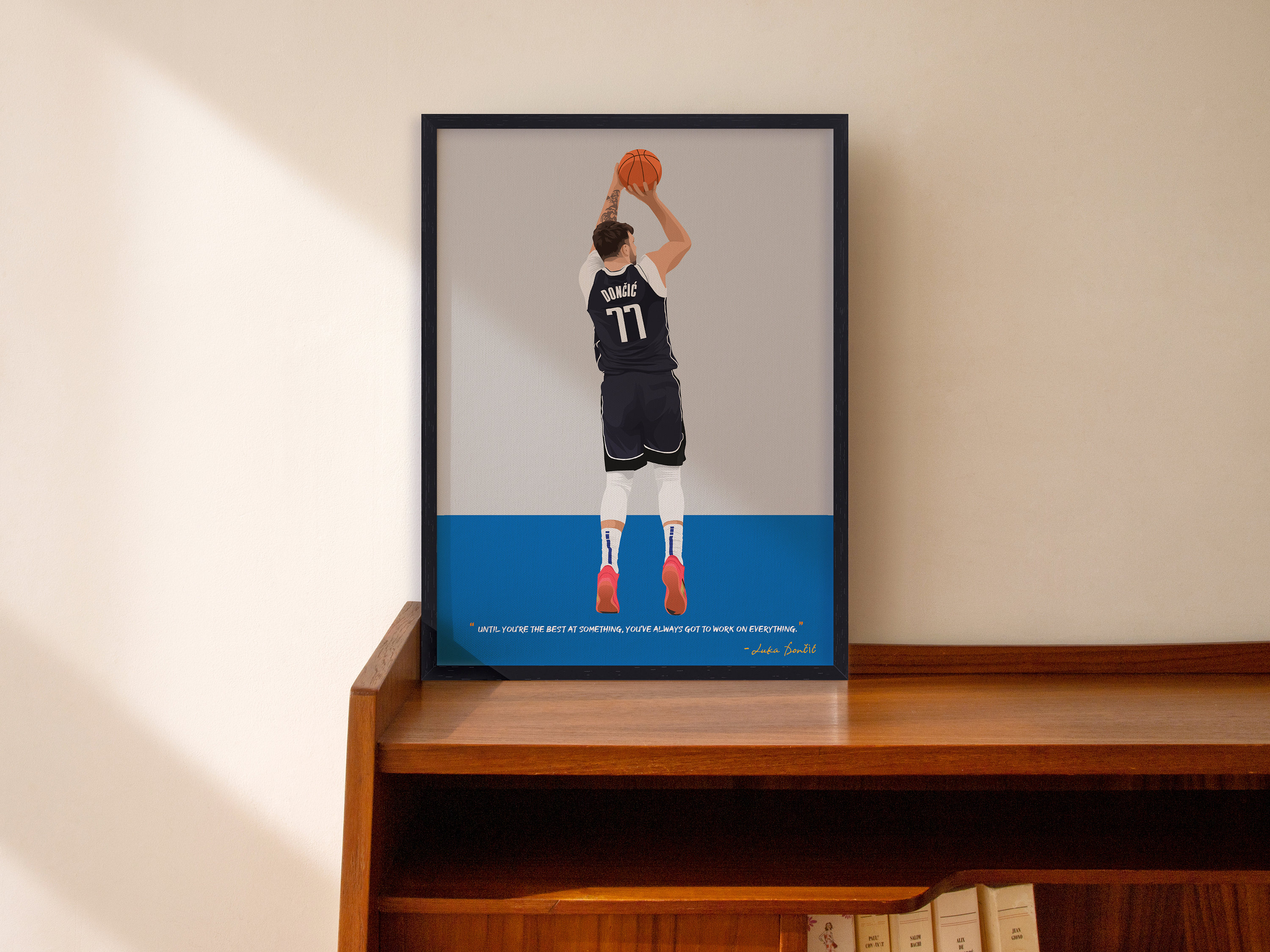 Luka Doncic Poster Basketball Prints NBA Basketball Gift - Etsy
