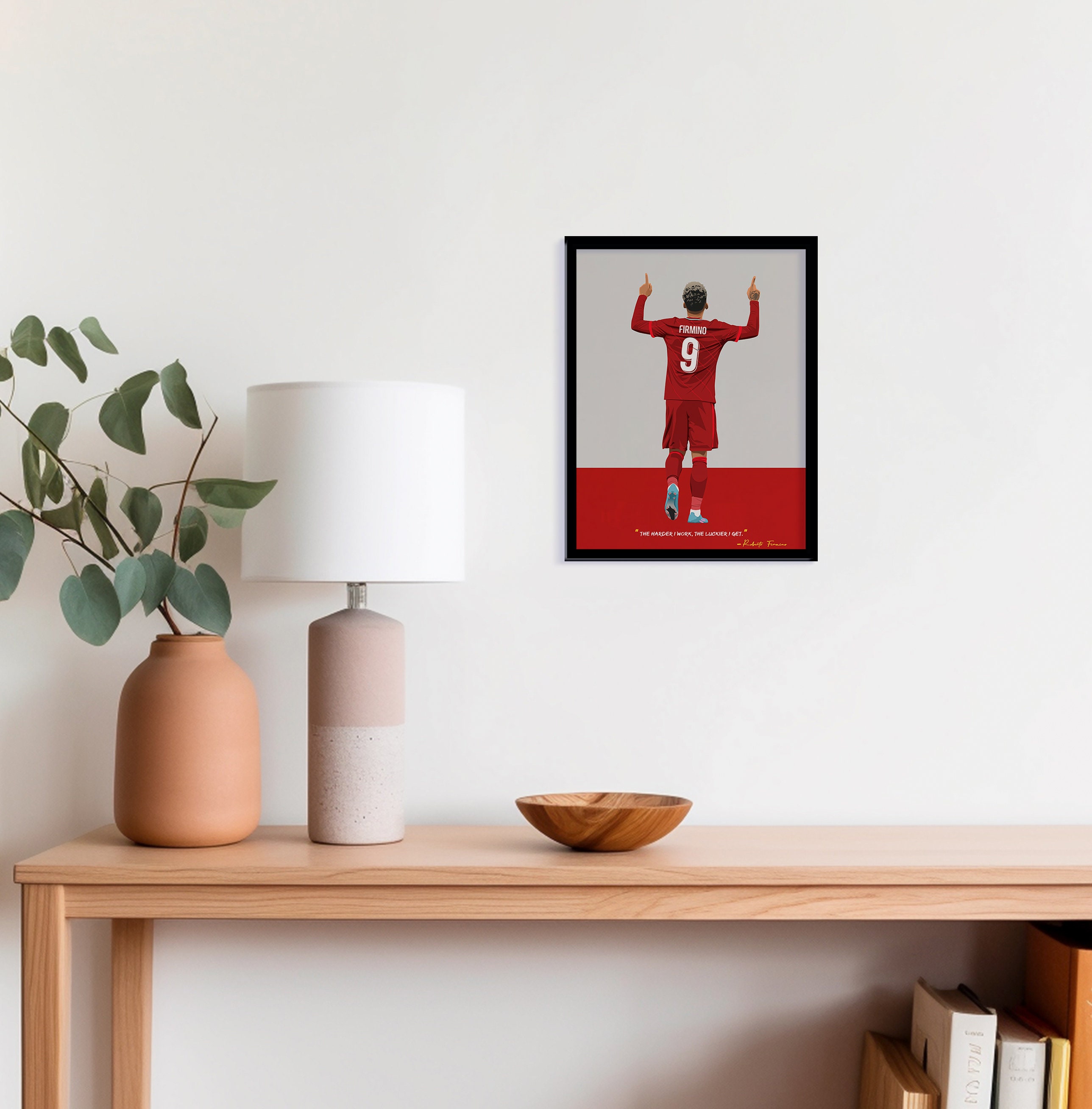 Roberto Firmino Poster - Liverpool Prints - Liverpool Gifts - Soccer ...