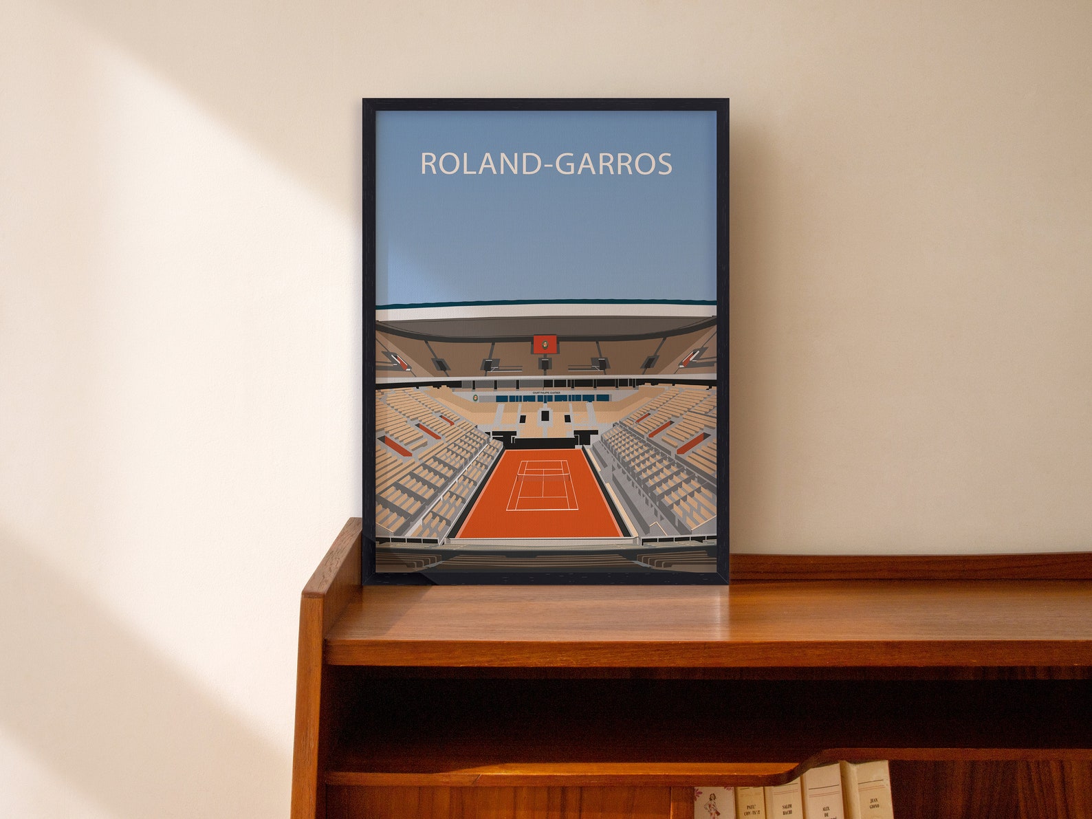 Roland Garros Print - French Open - Tennis Poster - Tennis Gifts - Etsy