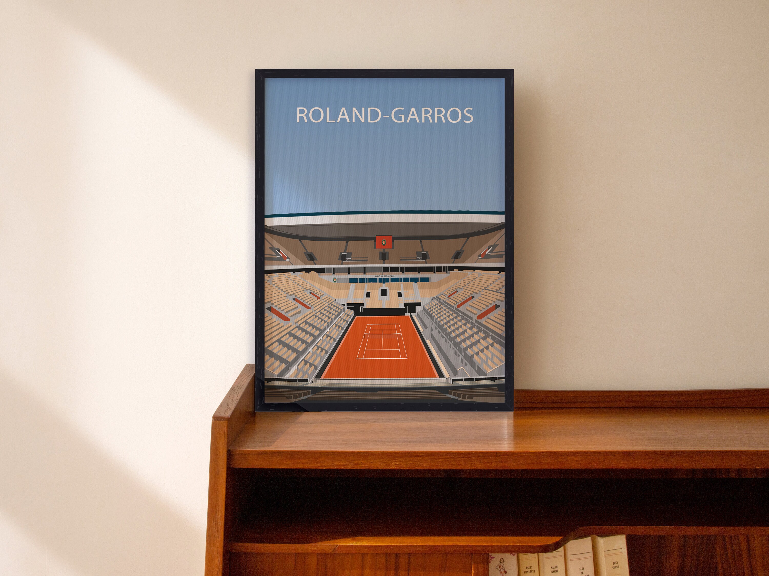Roland Garros Print - French Open - Tennis Poster - Tennis Gifts - Etsy
