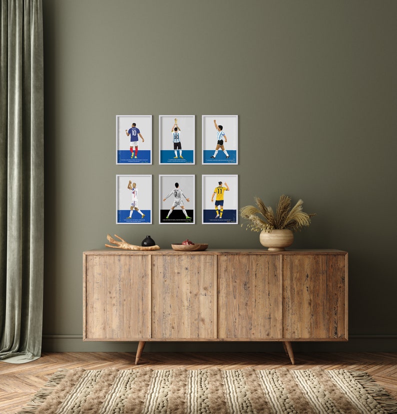 Ronaldo Brasilien Poster - R9 - Fußball Art - Football Print - Football ...