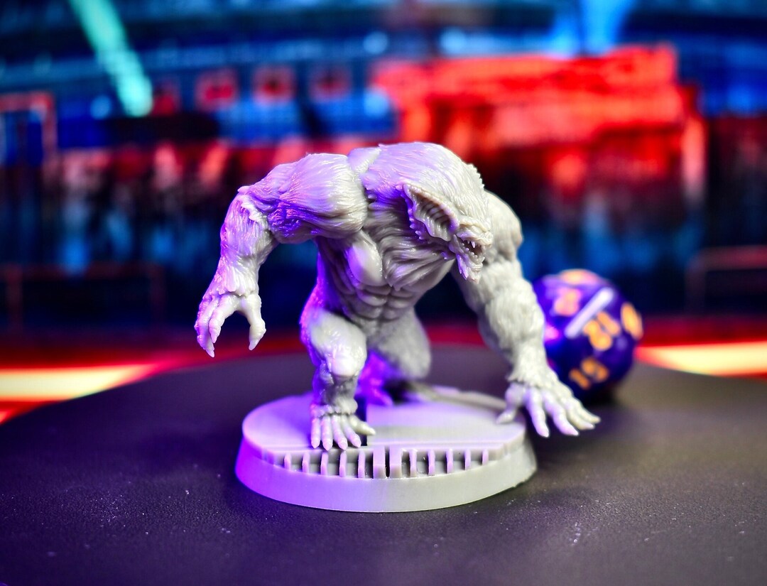 Mutant Beast Monster Enemy Dnd Miniature for Painting - Etsy
