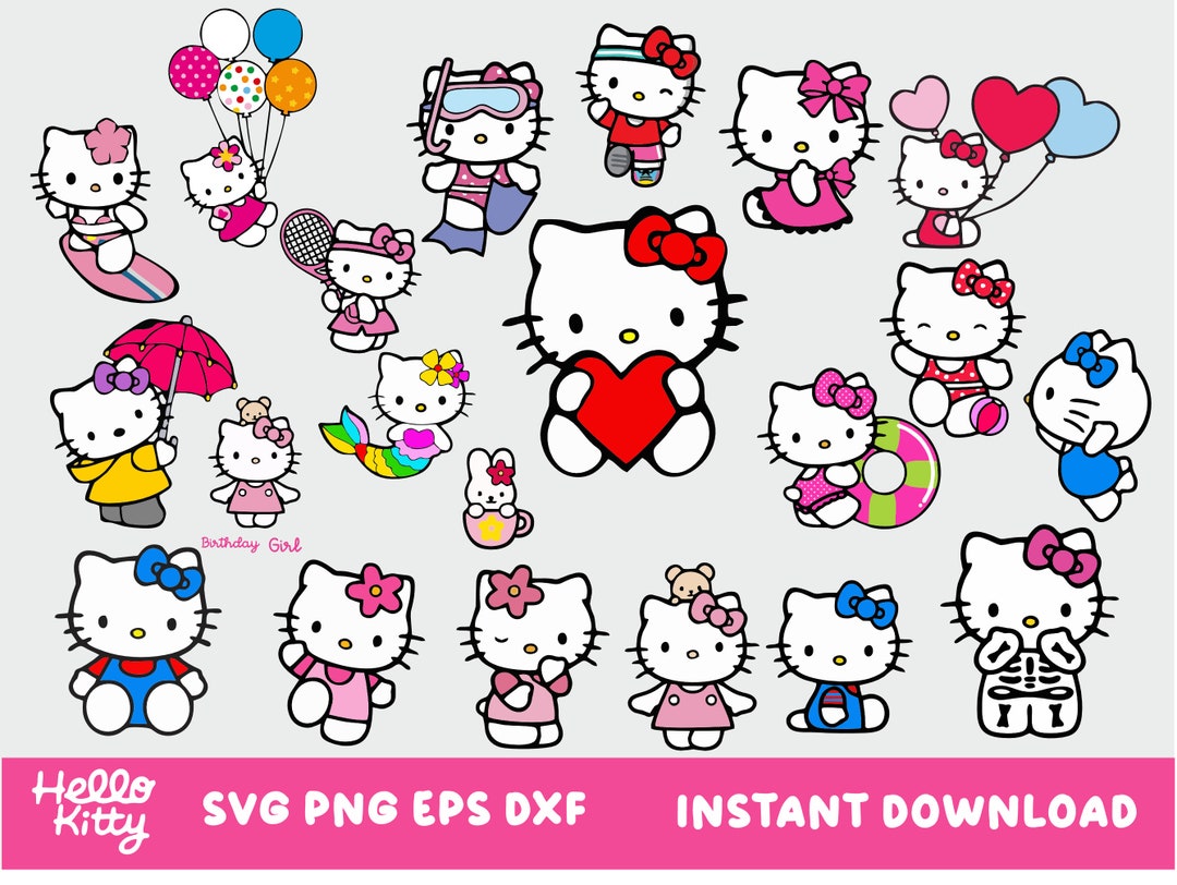Kawaii Kitty Svg Kawaii Kitty Svg Bundle Cute Cat Svg Kitty - Etsy México