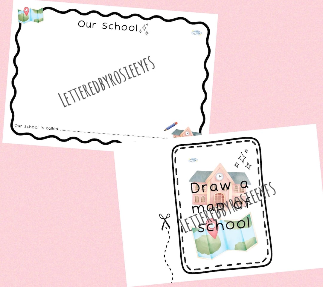 Our School Map Drawing Digital Download EYFS Reception - Etsy
