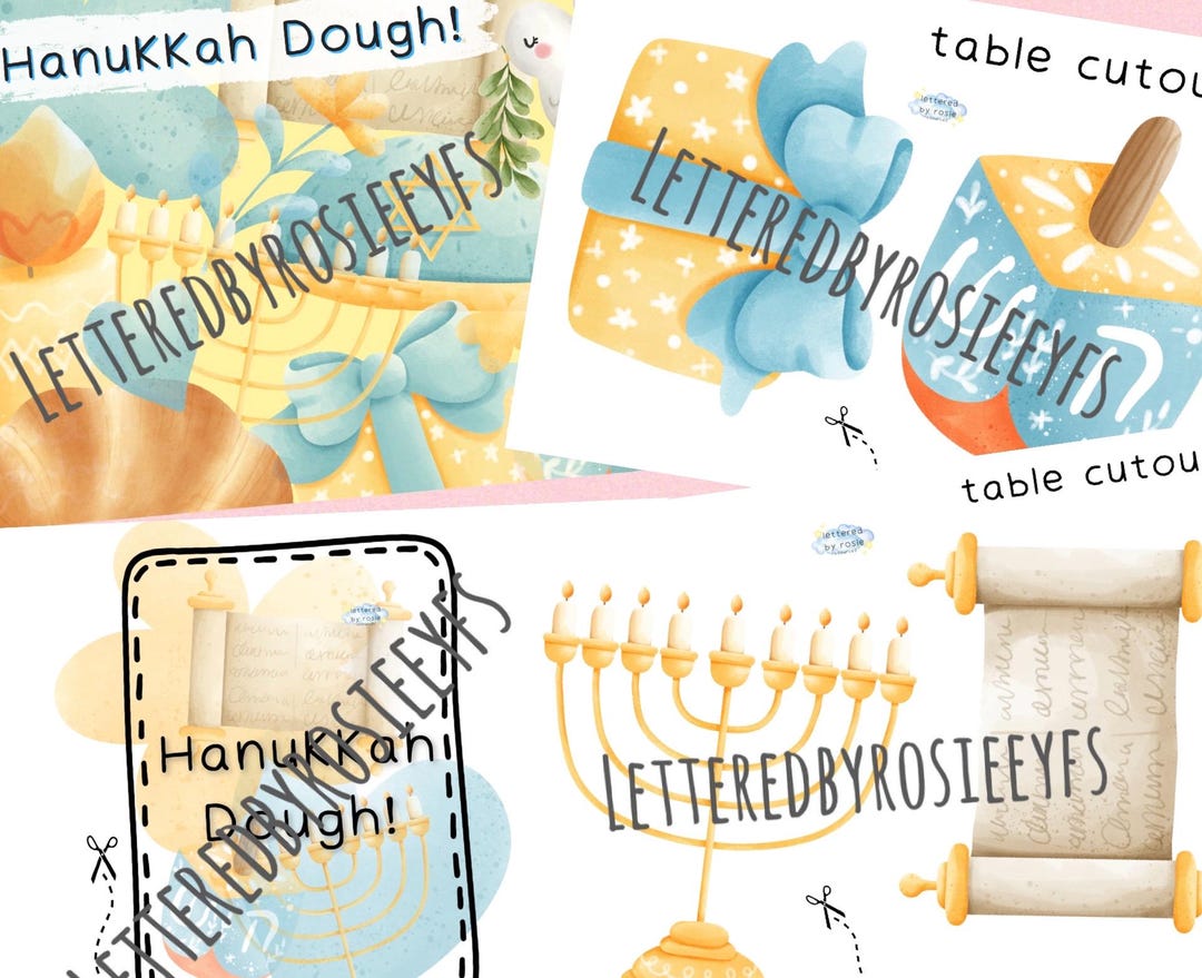 Hanukkah Playdough Mats Digital Download EYFS Reception - Etsy