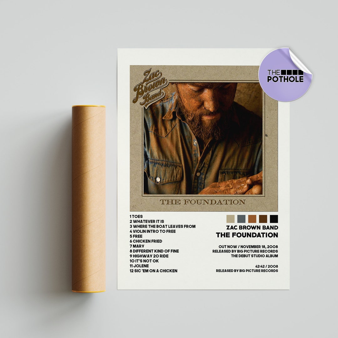 Zac Brown Band Posters / the Foundation Poster / the - Etsy