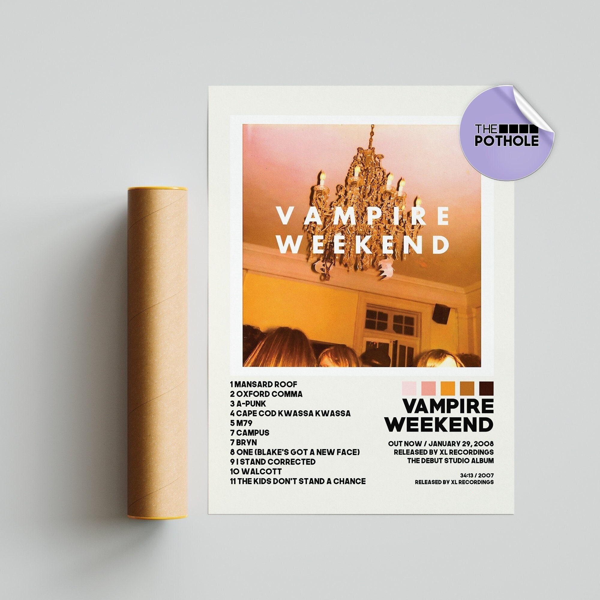 Vampire Weekend Poster Modern Vampires Of The City