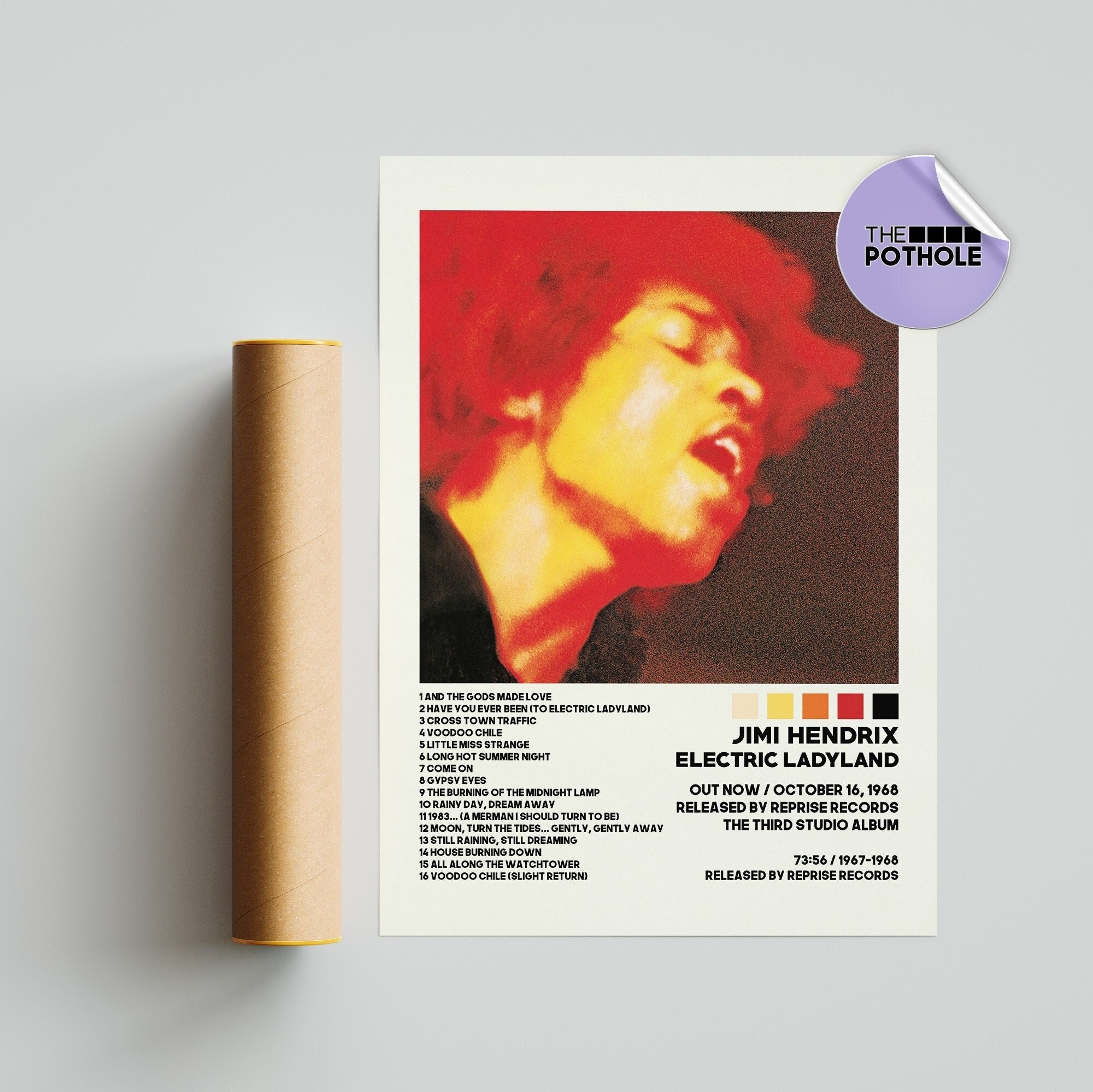 Jimi Hendrix Electric Ladyland Album Cover