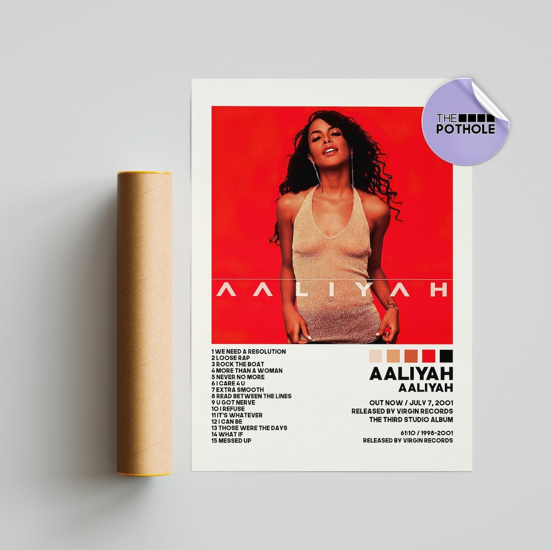 Aaliyah Posters / Aaliyah Poster / Album Cover Poster Poster - Etsy