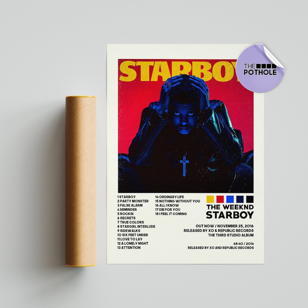 The Weeknd Posters / Starboy Poster / the Weeknd Starboy - Etsy