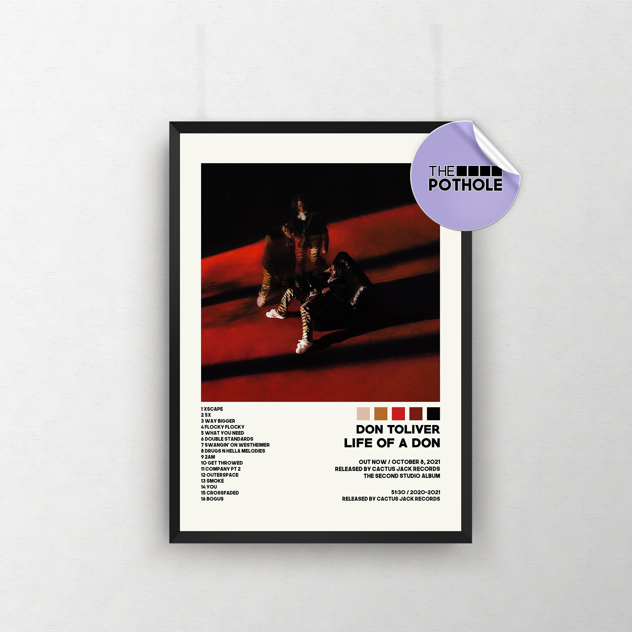 Don Toliver Posters / Life of a DON Poster Tracklist Album - Etsy Canada