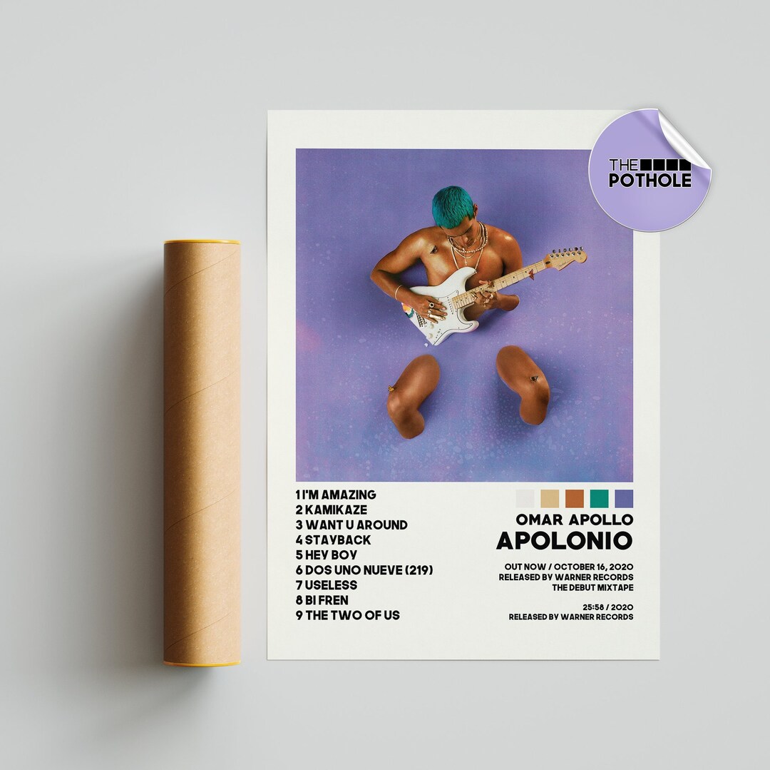 Omar Apollo Posters / Apolonio Poster / Album Cover Poster - Etsy