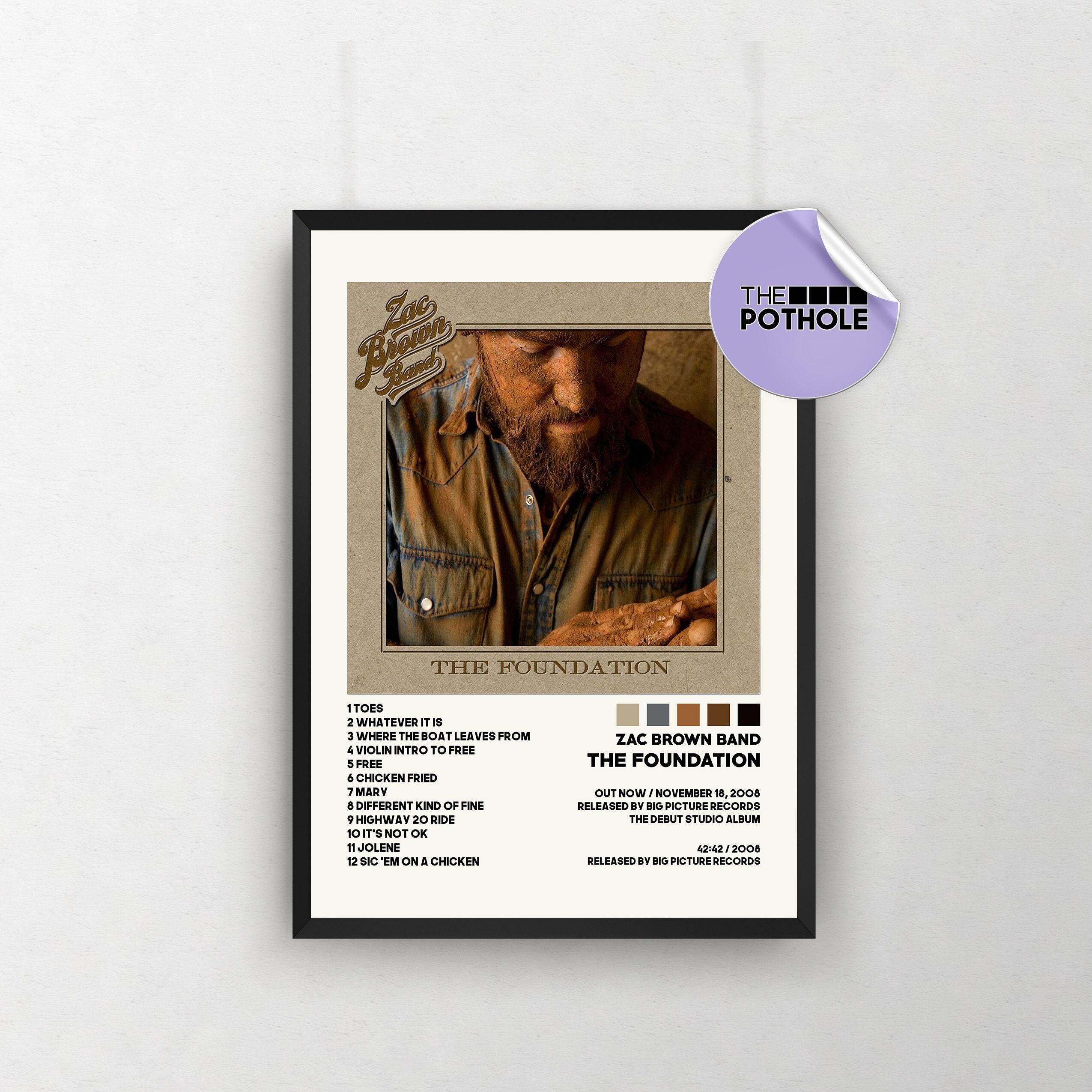 Zac Brown Band Posters / The Foundation Poster / The Foundation, Album ...
