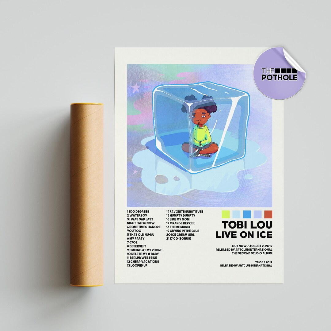Tobi Lou Posters Live on Ice Poster Album Cover Poster - Etsy