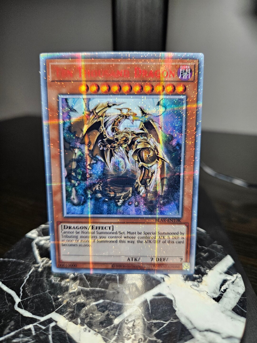 Ten Thousand Dragon - 10,000 Starlight Rare - Prismatic Secret Rare - Orica Proxy Single or ...