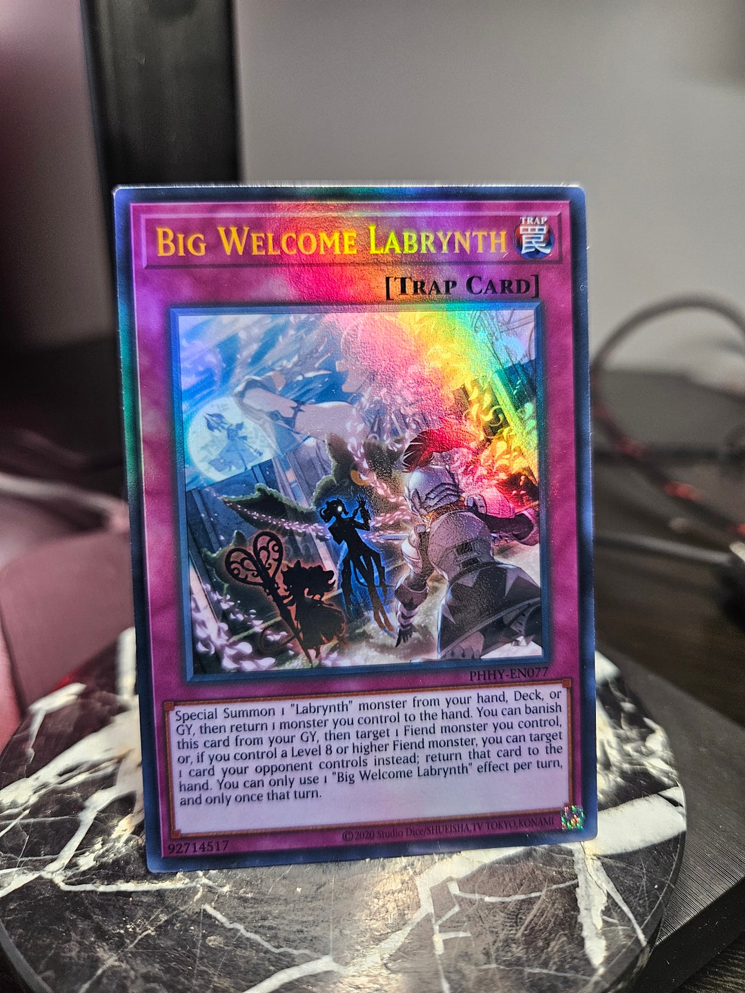Big Welcome Labrynth Ultra Starlight Prismatic Secret Rare Common Single or Playset Orica Proxy ...