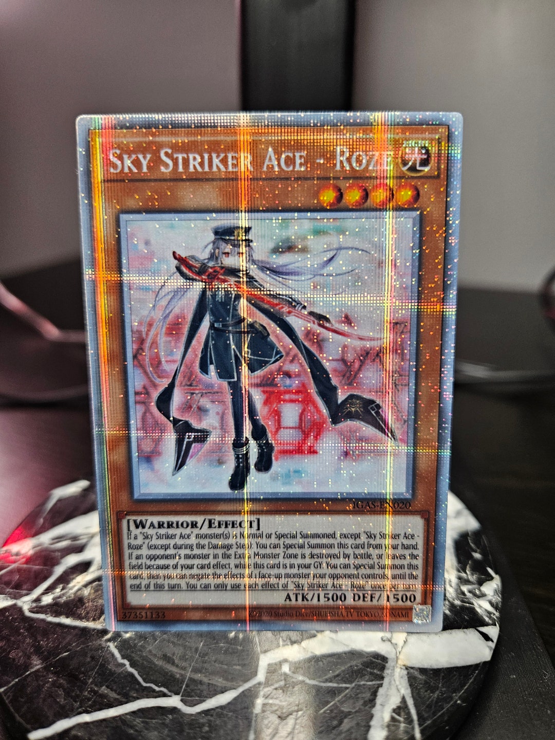 Sky Striker Ace Roze Starlight 25th Quarter Century Prismatic Secret ...