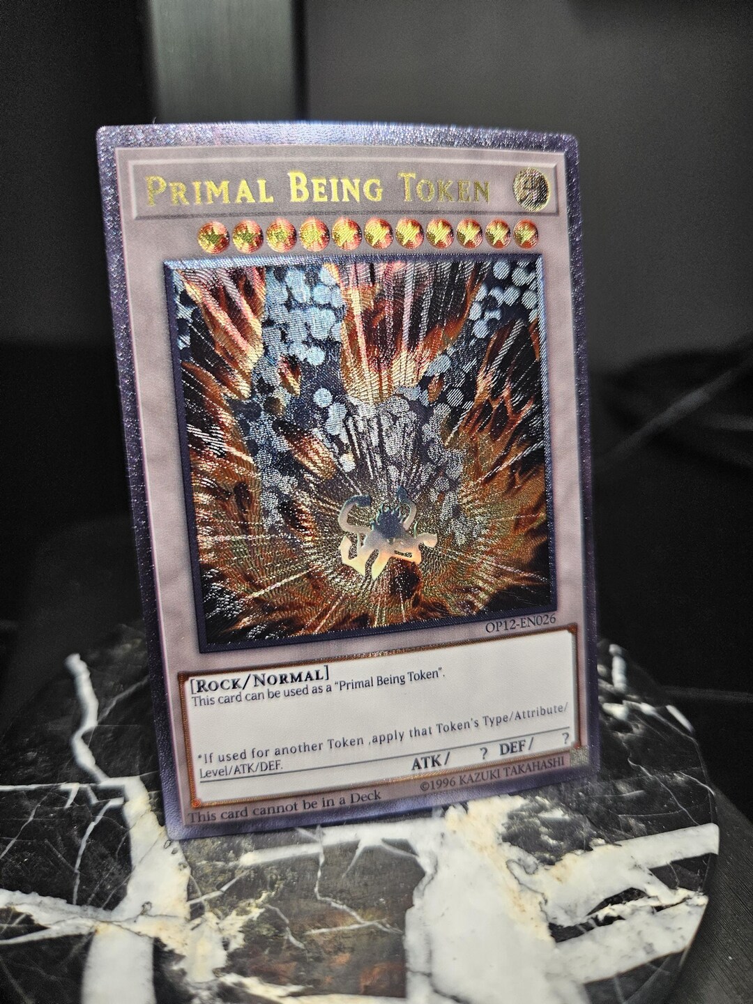 Primal Being (nibiru) Token - Ultimate Rare - Orica Proxy - 25th Quarter Century Starlight Rare ...