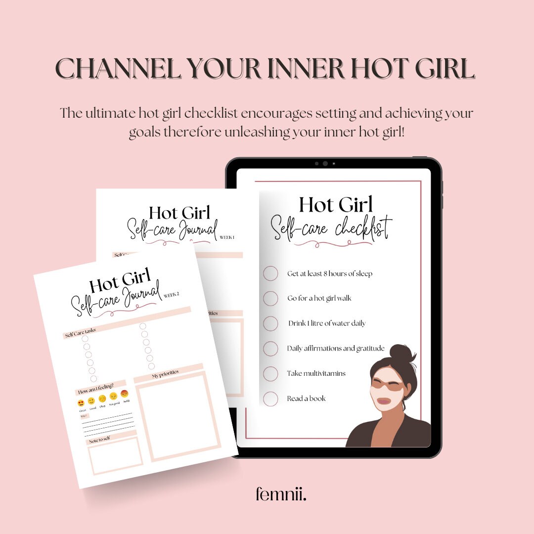 Planner Self-care Checklist Bundle | Weekly ,monthly Goodnotes iPad ...