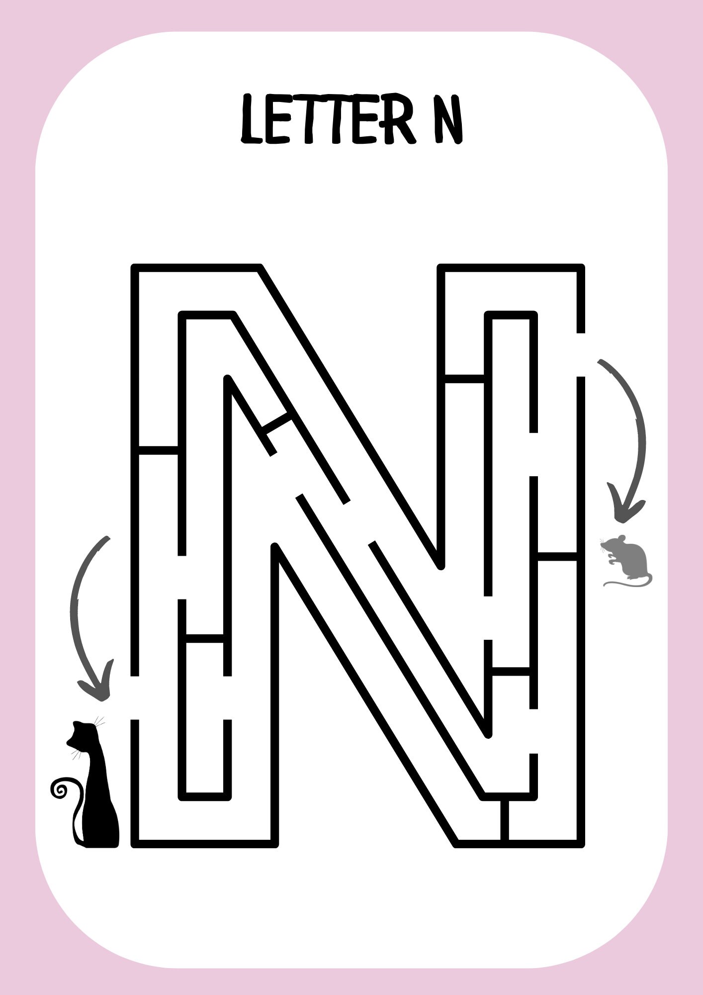 26 Printable Alphabet Letter Sounds Worksheets, Fun Pre-school Alphabet ...