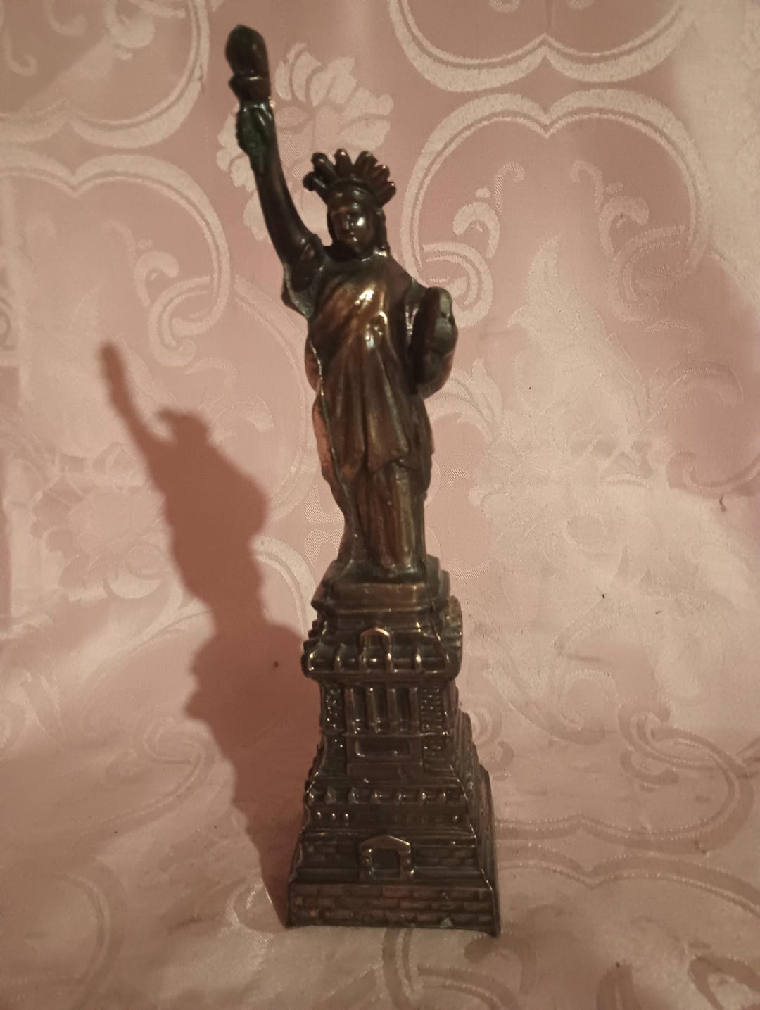 Vintage Bronze Statue of Liberty - Etsy