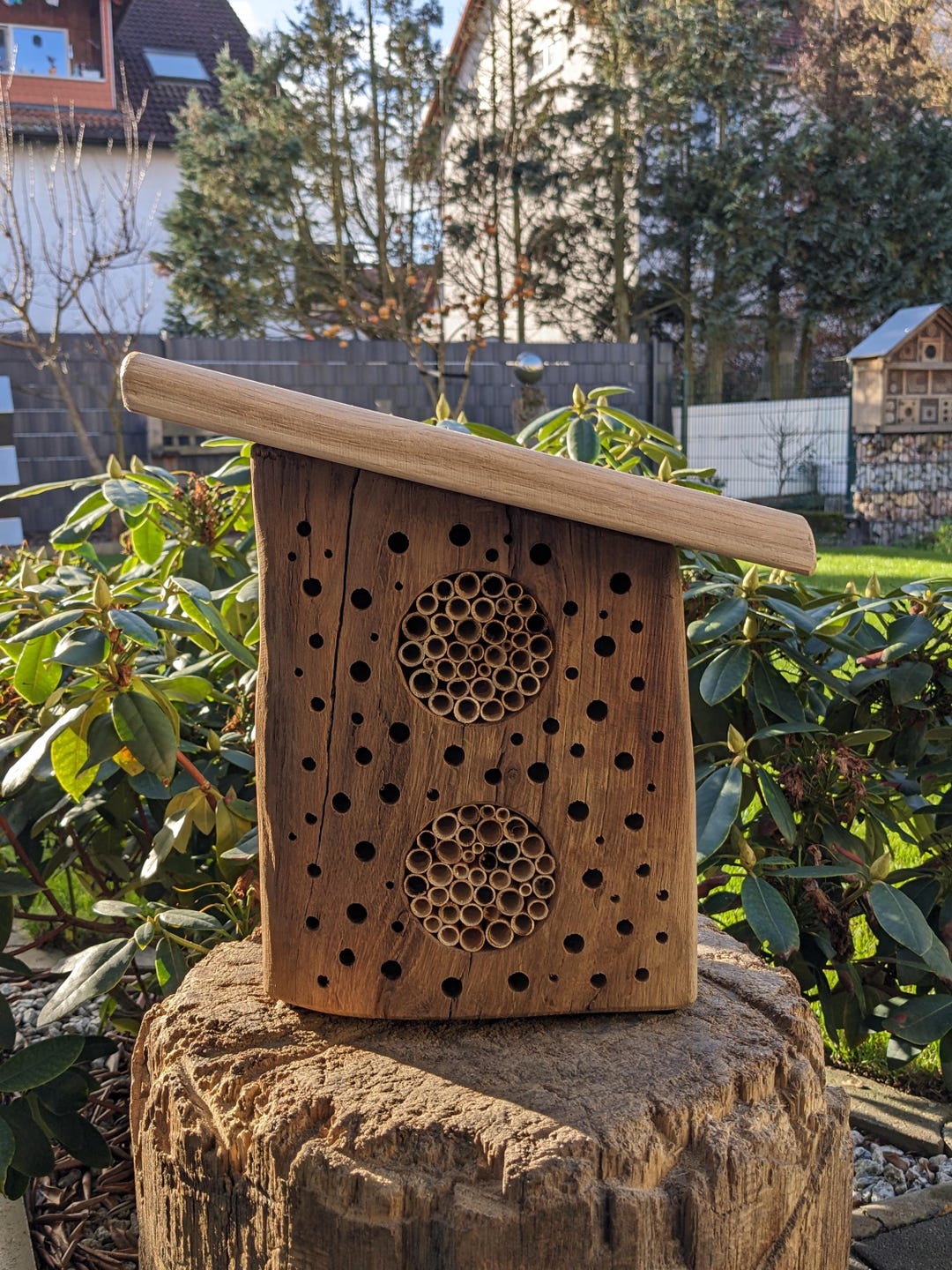 Insect Hotel Made of Reclaimed Wood, Wild Bee House - Etsy