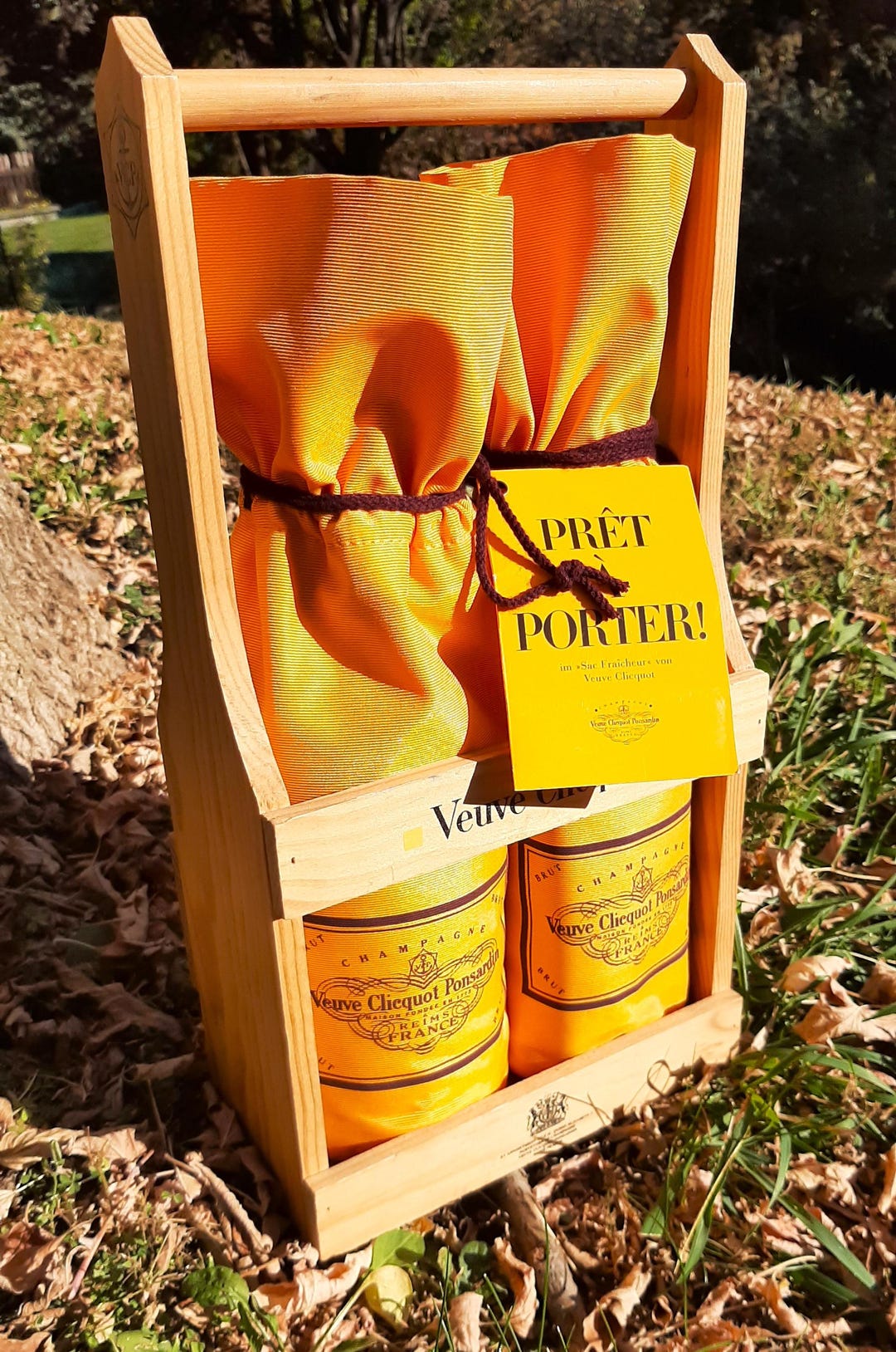 Veuve Clicquot Ponsardin Two-bottle Champagne Carrier From the 1990s ...