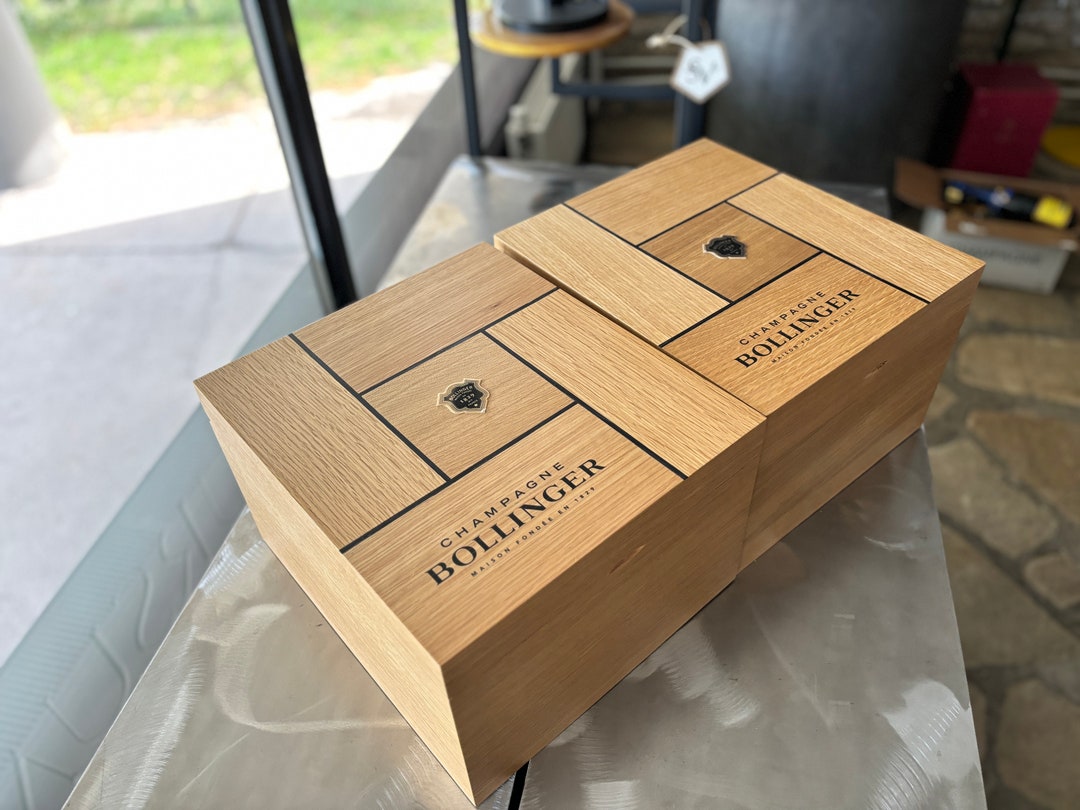 2 Bollinger Grande Année Gift Boxes Pair 2pcs Special Champagne Gifts ...