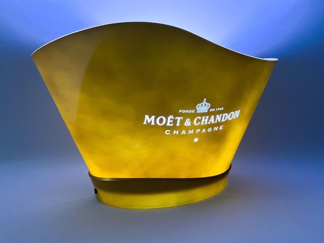 Moët & Chandon Champagne Cooler, Illuminated Multi Bottle MOET Ice ...