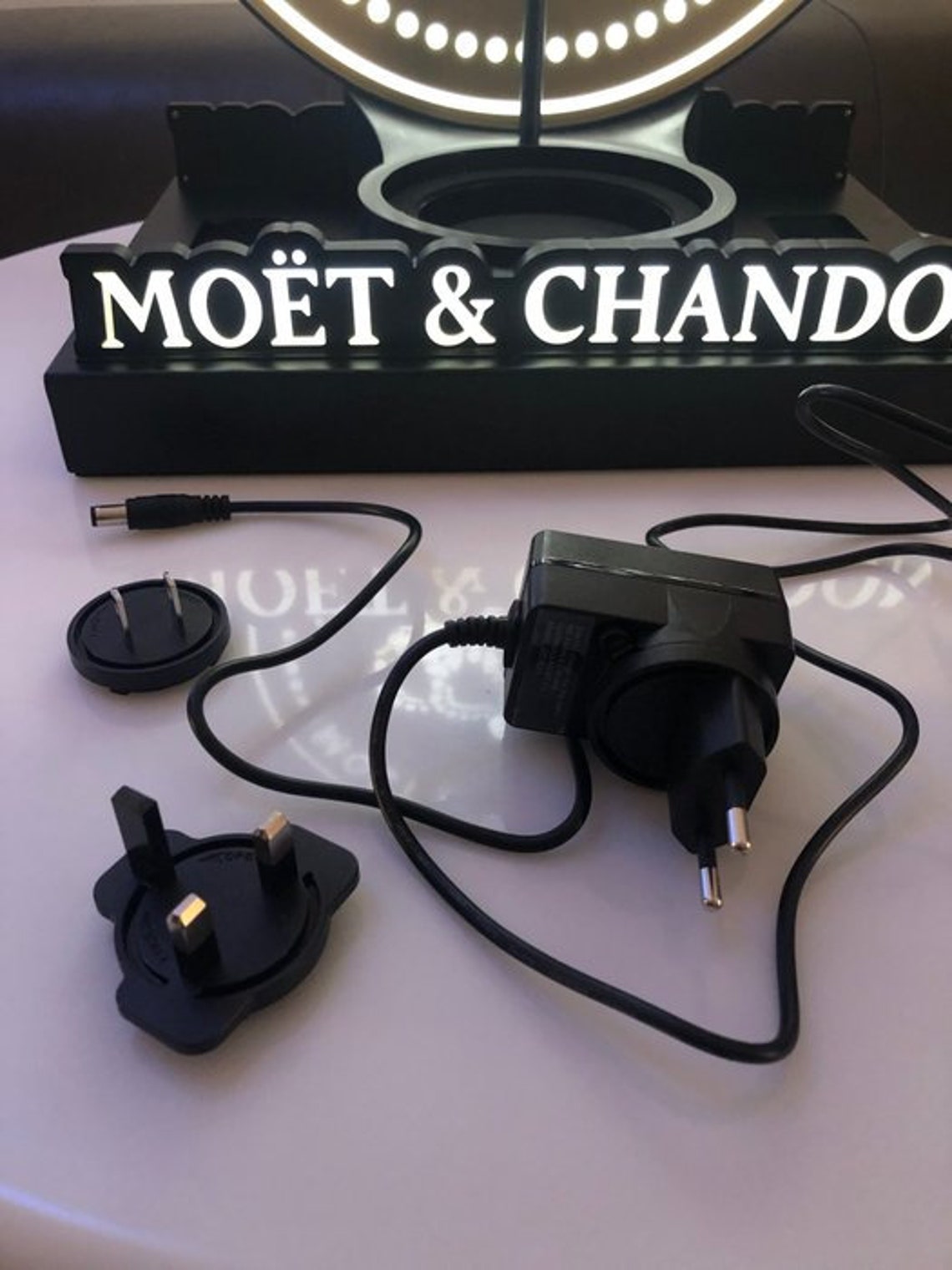 Moët & Chandon Colour-changing Bottle Display Stand, Luminous MOËT ...