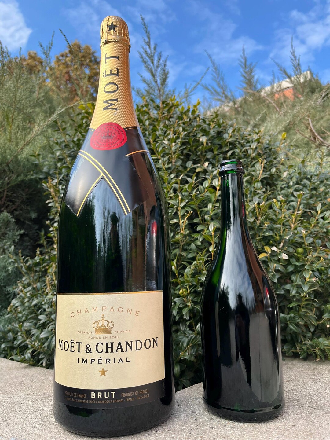 MOËT & CHANDON 3L Jeroboam EMPTY Dummy Bottle Large Bar Decoration - Etsy