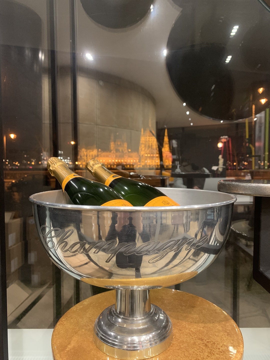 Spectacular Multi-bottle Champagne Cooler Bowl, Vasque, Ice Basin, XXL ...