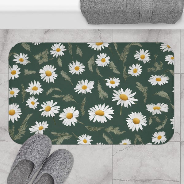 Daisy Bath Mat - Etsy