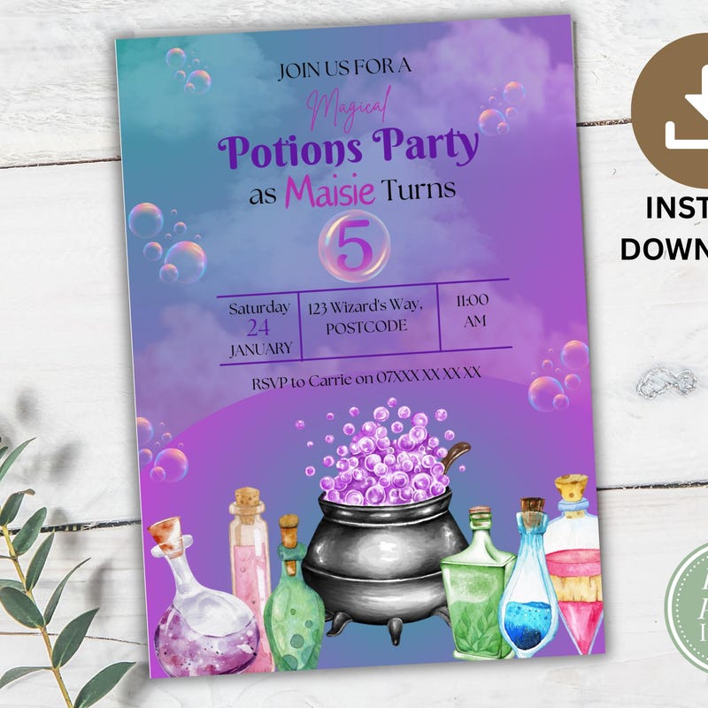 Cauldron Kid Potion - Etsy