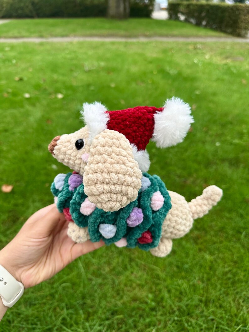 Christmas Pup Crochet Pattern - Etsy