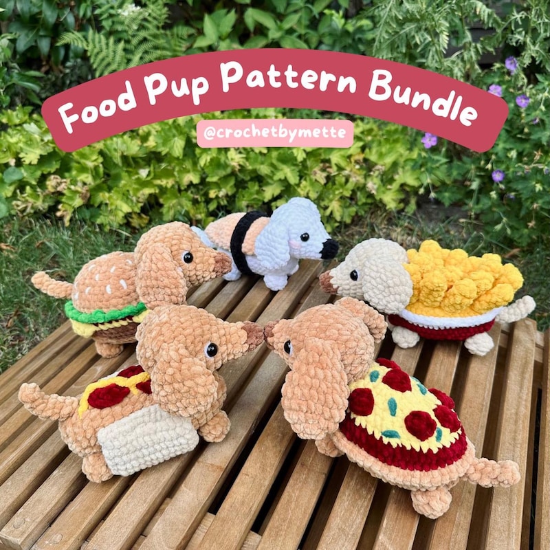 Food Themed Crochet Animal - Etsy