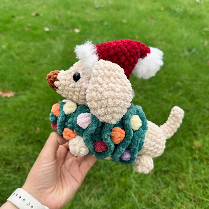 Christmas Pup Crochet Pattern - Etsy