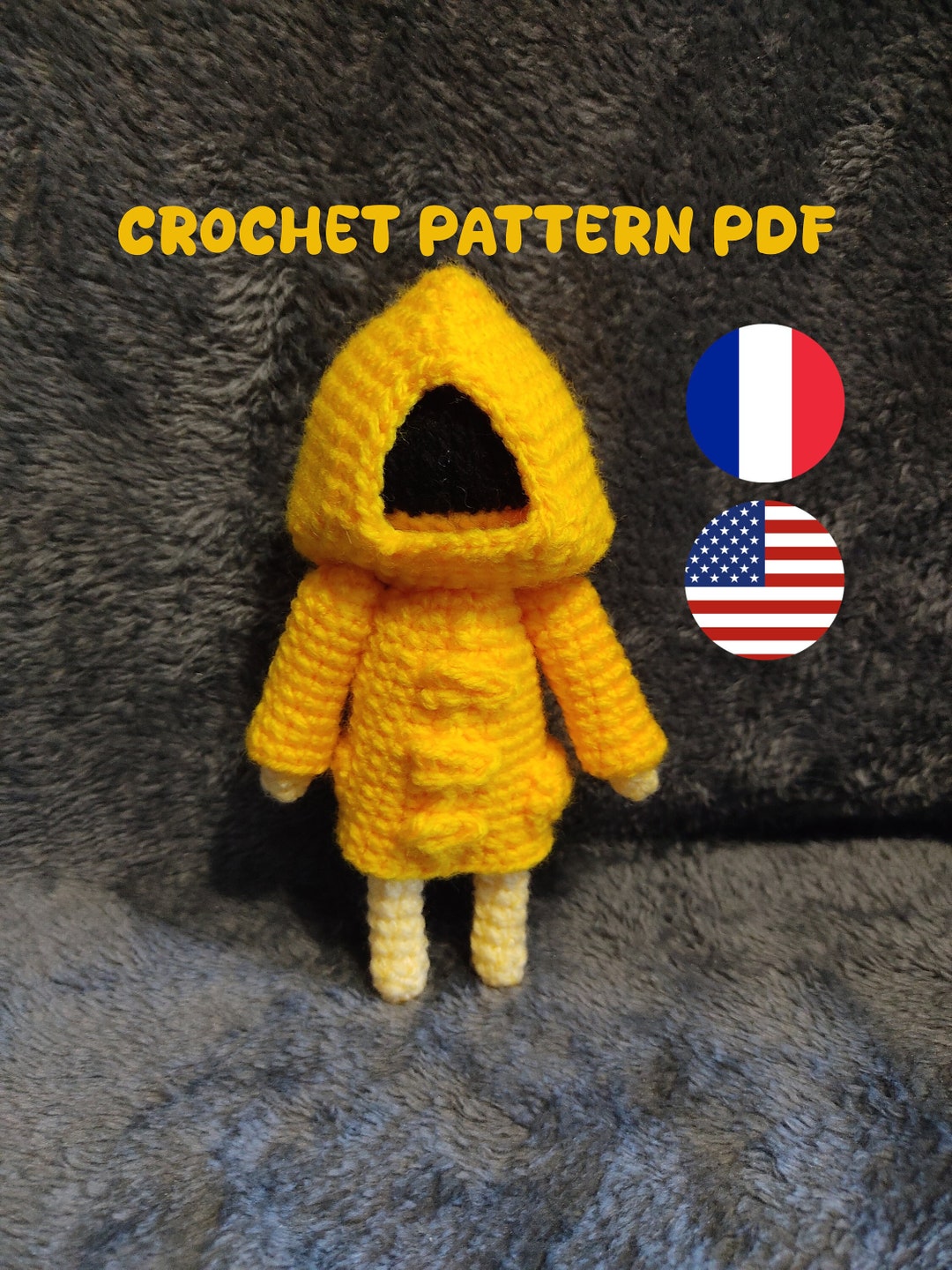 Crochet Pattern - Chibi Six - Amigurumi Doll - Nightmares Horror Video ...