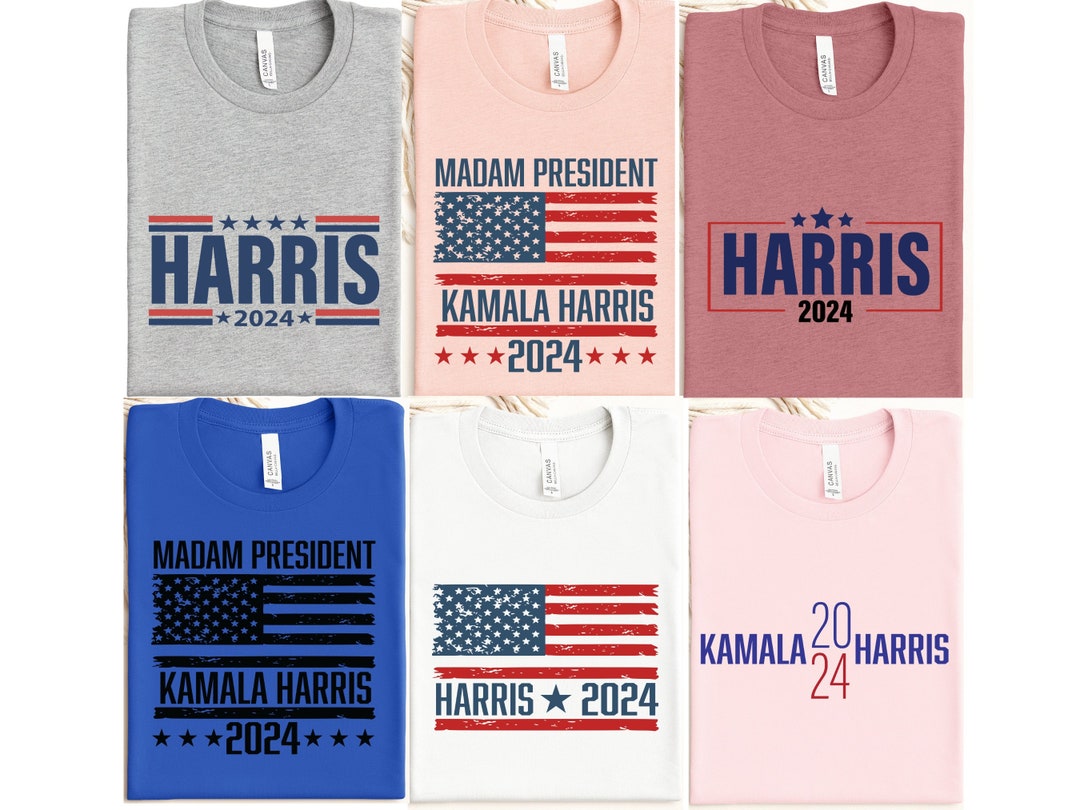 Kamala Harris 2024 Shirts, Madam President Kamala Harris 2024 T-shirt ...