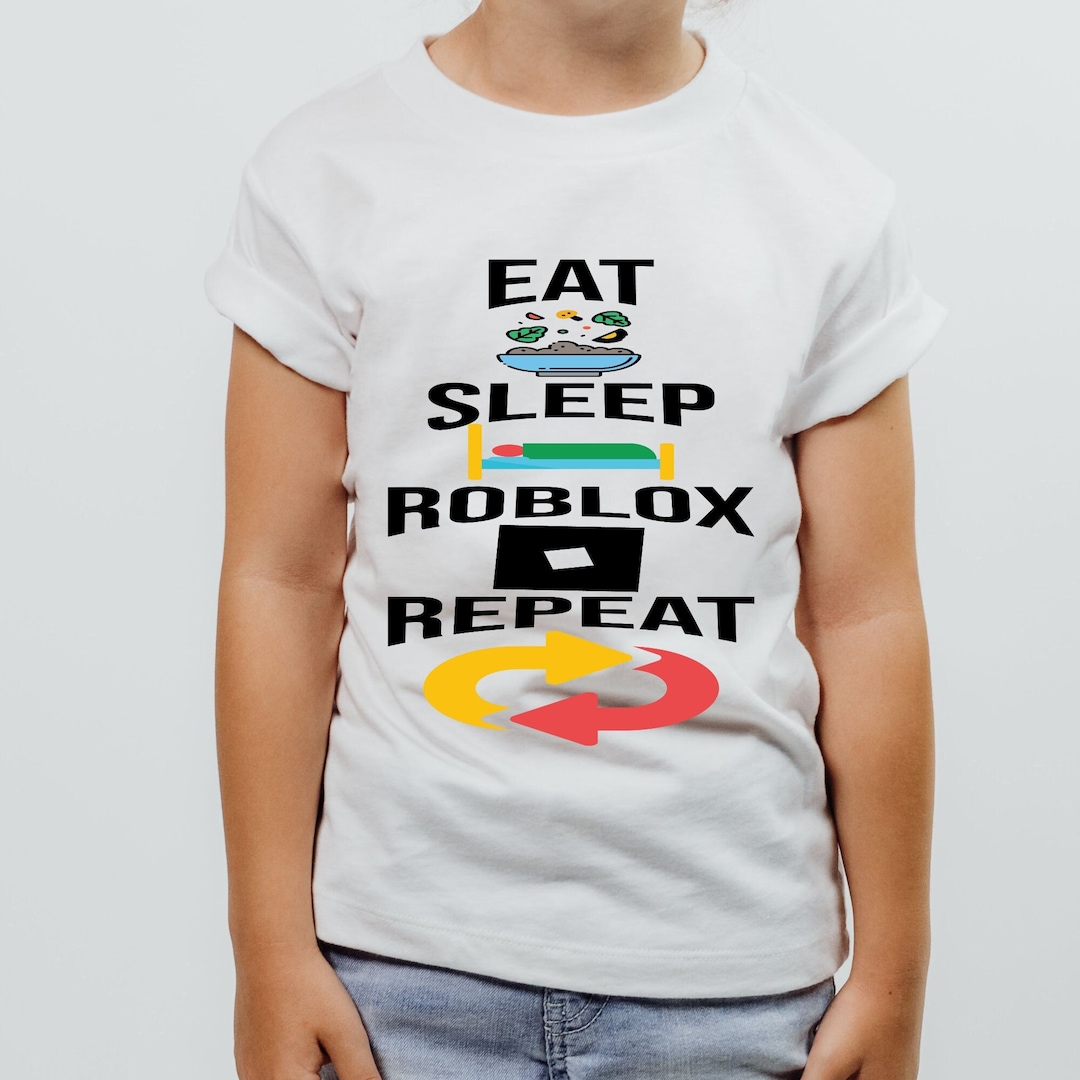Eat Sleep Roblox Repeat Shirt, Roblox Shirt, Gamer Shirt, Gaming Tee ...